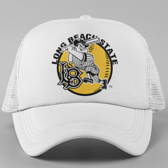 Accessories | New Long Beach State Baseball Mascot Foam Trucker Mesh ...